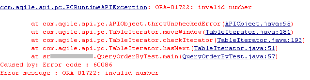 ORA-01722 if reference PPM ‘Created From Template’ in IQuery Where ...